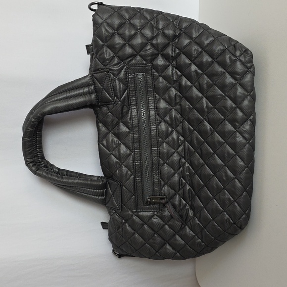 Oliver Thomas | Bags | Oliver Thomas Gray Quilted Handbag With ...